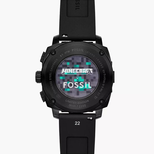 Minecraft x Fossil Deepslate Chronograph Watch 44mm | WatchCharts ...