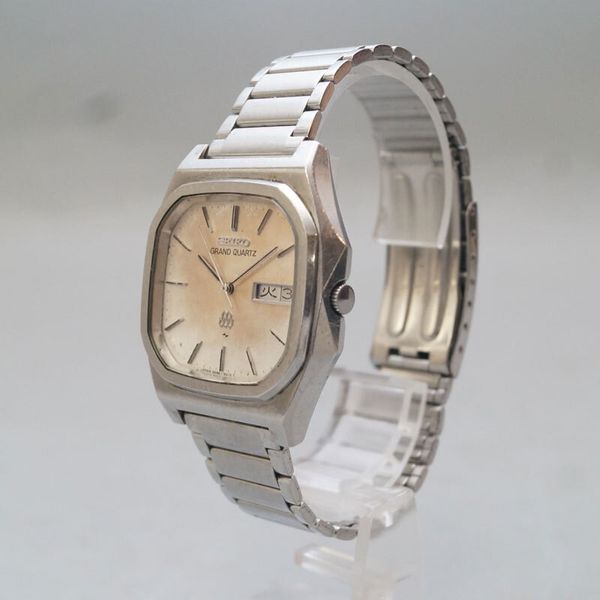1979 Seiko Grand Twin QZ, Square TV dial, Tropical Dial, Blush Pink ...