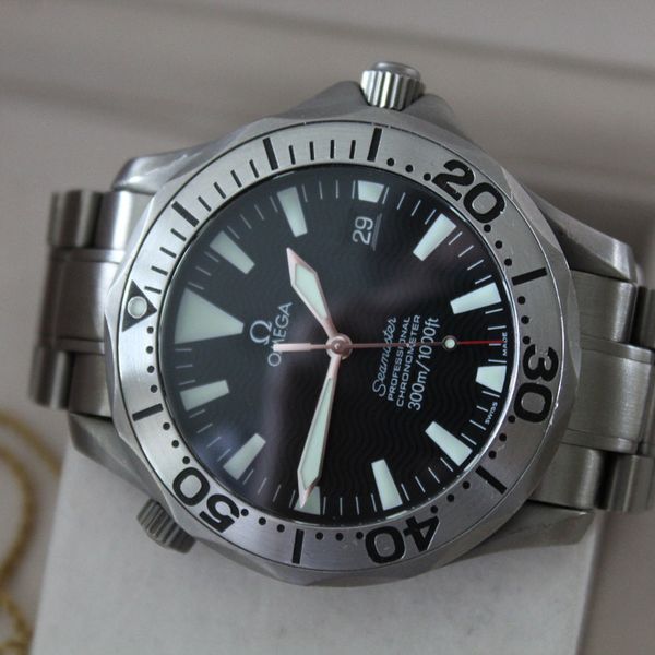 Omega Seamaster Pro 2231.50 Lk 2254.50 Black Titanium Auto Full Size ...