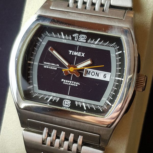 Timex perpetual calendar T2D541 indiglo watch | WatchCharts Marketplace