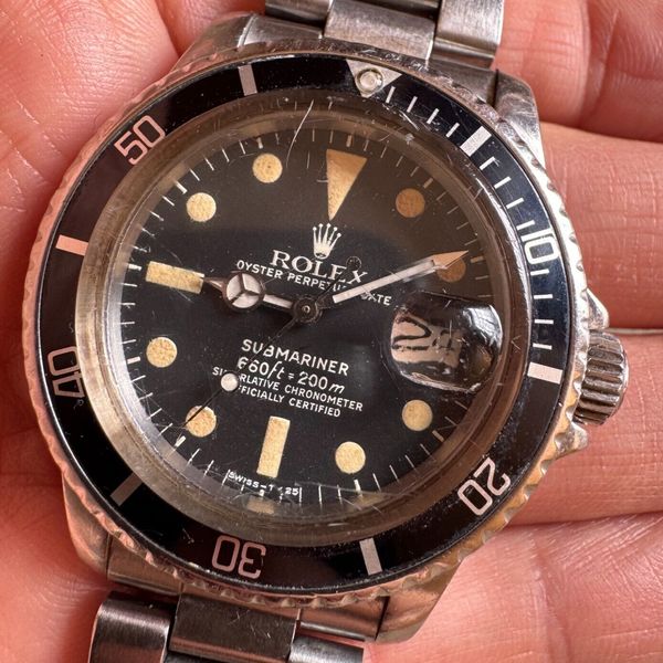 1977 Rare Vintage Original Rolex Submariner ref. 1680 | WatchCharts ...
