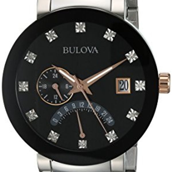 Bulova Bulova Men's Quartz Stainless Steel Dress Watch, Color: Two Tone (Model: 98D129 ...