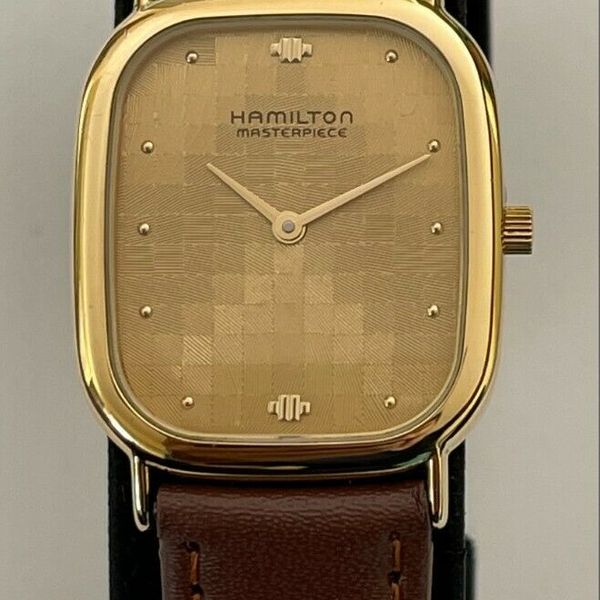 Vintage Hamilton Masterpiece Watch Quartz Hamilton 9314A Masterpiece ...