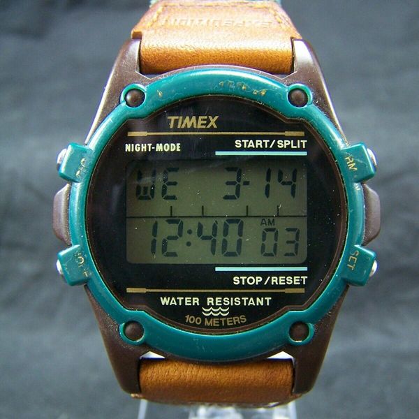 VINTAGE TIMEX EXPEDITION INDIGLO 745 F8 ALARM CHRONOGRAPH MEN'S ...