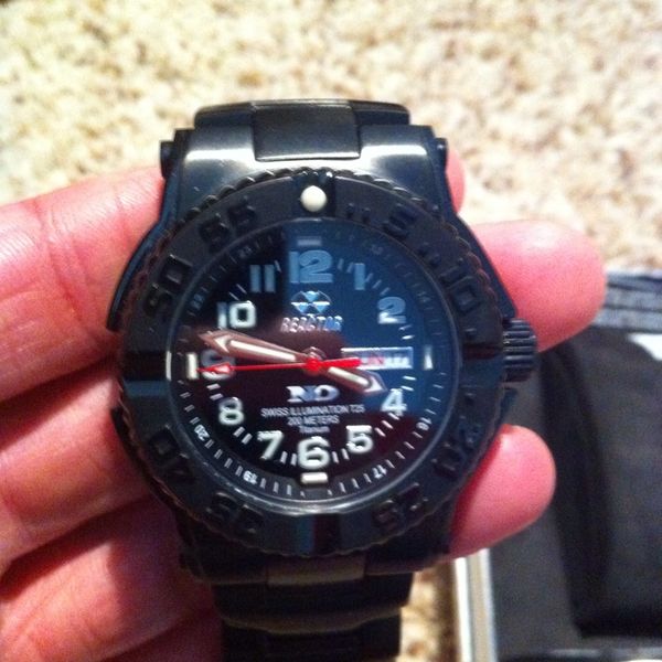 FS: Reactor Trident Black Dial / PVD | WatchCharts