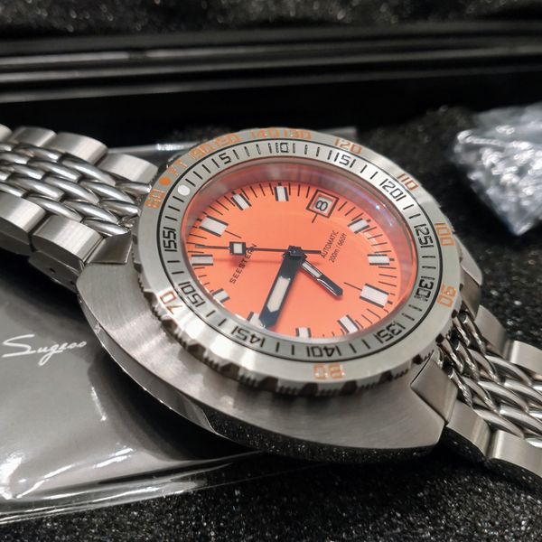 [$160 USD] FS: Orange Seestern Vintage Sub 300 Dive Watch V3 | WatchCharts