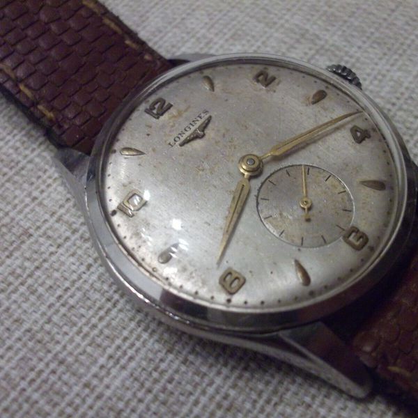 Longines Calatrava 35mm Vintage Watch Step Case 12.68z | WatchCharts ...