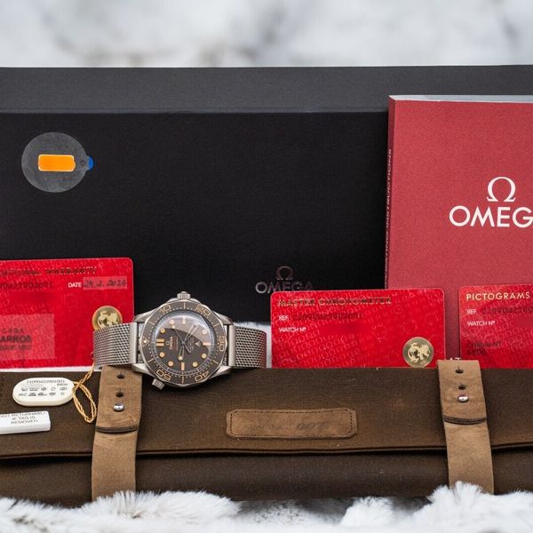 2024 Omega Seamaster No Time to Die on Bracelet Titanium B+P 210.90.42.20.01.001 | WatchCharts ...