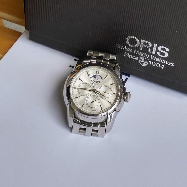 SOLD: Oris Artelier Complication Moonphase | WatchCharts Marketplace