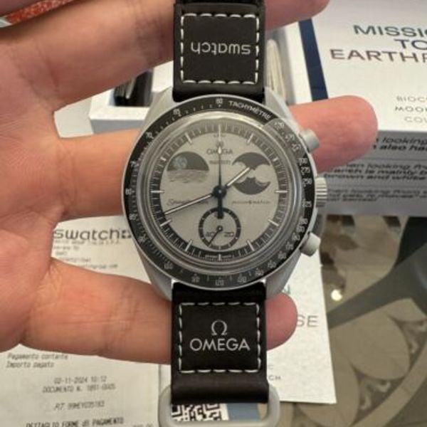 Swatch X Omega Mission to EARTHPHASE FULL EARTH PREORDER | WatchCharts ...