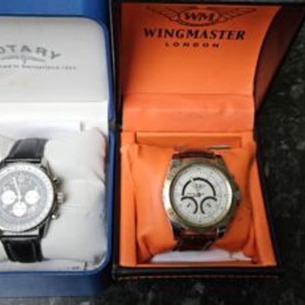 Rotary Men's Watch - Black Wingmaster Mens Watch | WatchCharts Marketplace