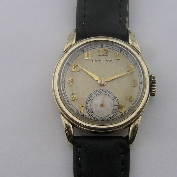 Vintage Hamilton Endicott Watch 2 Tone Dial 1930s 17j Cal 987A ...