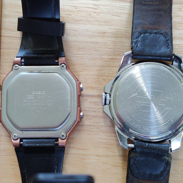 Casio Classic Digital Watch & Timex Expedition Analog Watch (Used ...