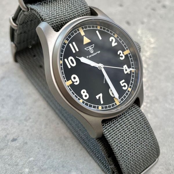 G10 Field Military Issue style TITANIUM Watch - Seiko Automatic ...