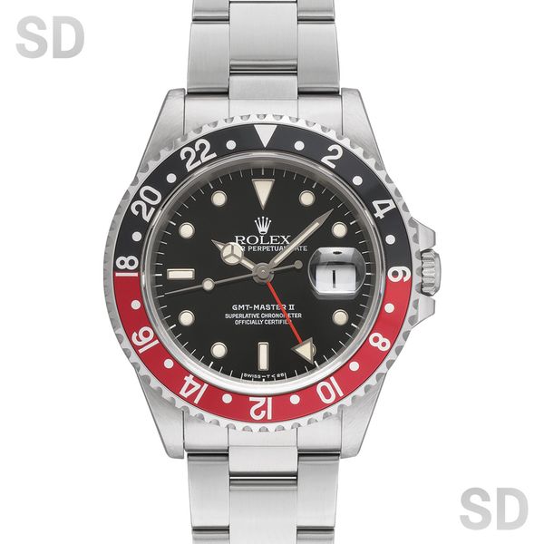 Rolex GMT Master II 16710 Black / Red Black Bezel Used Mens ...