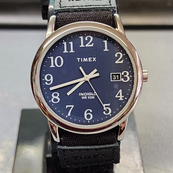 Working Timex Indiglo Fast Strap Men's Calendar Wristwatch TW2U85000 ...