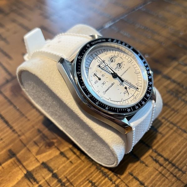 OMEGA x Swatch MoonSwatch White - Mission to MoonPhase - Steel Metal ...