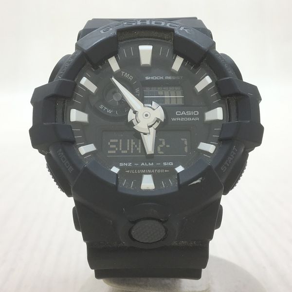[Used] CASIO G-SHOCK / Quartz watch / Digiana / Rubber / Black / GA-700 ...