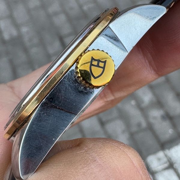 Tudor Glamour Date 56003 Men's Watch Automatic 18k-Gold Dial Aftermaker ...