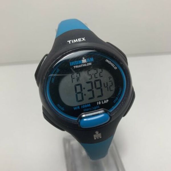Timex Ironman Triathlon Ladies Digital Watch | T5K526 855 Y2 | Blue ...