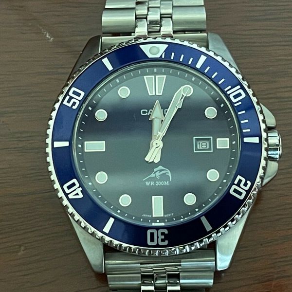 Casio Duro Marlin - Blue Model # MDV-106B-2AVCF with Miltat Bracelet ...