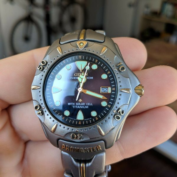 Titanium Citizen Promaster Dive Watch, Solar Cell, Waterproof 200m - GN ...