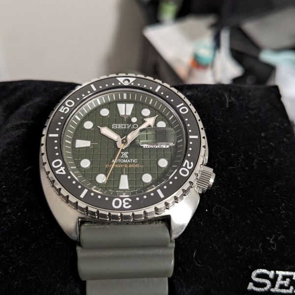 Seiko Prospex King Turtle Automatic Diver SRPE05 200M Green Grenade ...