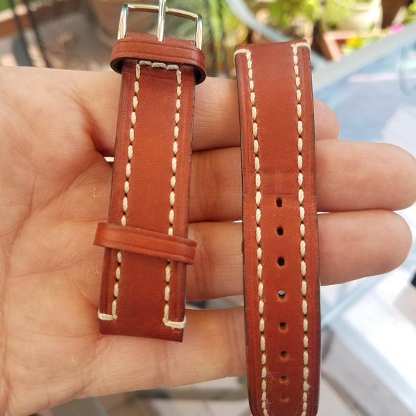 Hirsch Liberty 20mm Gold Brown Strap | WatchCharts Marketplace