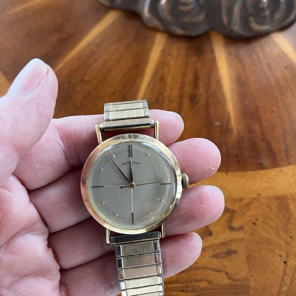 Vintage 1953 Hamilton Rodney 10K Gold Filled Menâ s Watch | WatchCharts ...