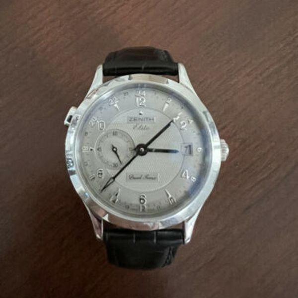 ZENITH Port Royal Elite 03.1125.682 Dual time Automatic Men's Watch ...