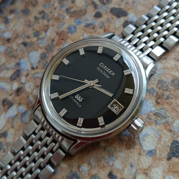 Vintage Citizen 555 Jet Auto Dater 27 Jewels Automatic June 1965 ...