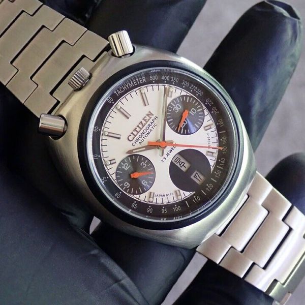 Citizen 8110 Automatic Flyback Chronograph Mens Watch BULLHEAD ...