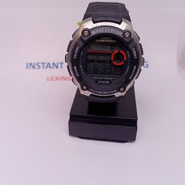 CASIO WAVE CEPTOR ALARM CHRONO DIGITAL WATCH - EXCELLENT CONDITION ...