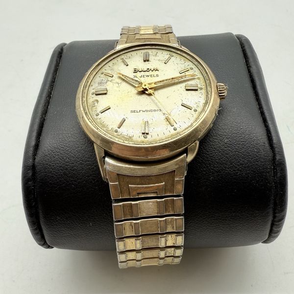 Bulova 23 Jewels Self-Winding Automatic Men's Watch Vintage 1964 10K ...