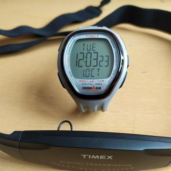 Timex T5K544 Men's Ironman Target Trainer Heart Rate Monitor & Watch ...