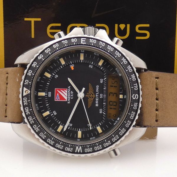 Chrono Breitling Pluton Sardinia Cup 41mm 80.191 Limited Edition' 80s ...