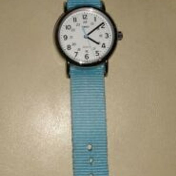 Timex Weekender Indiglo Watch - Blue | WatchCharts