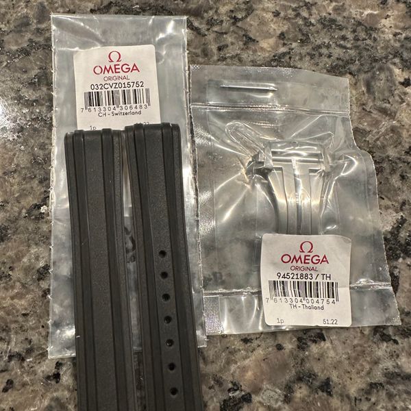 [WTS] OEM Omega Deployant Rubber Strap and Clasp | WatchCharts