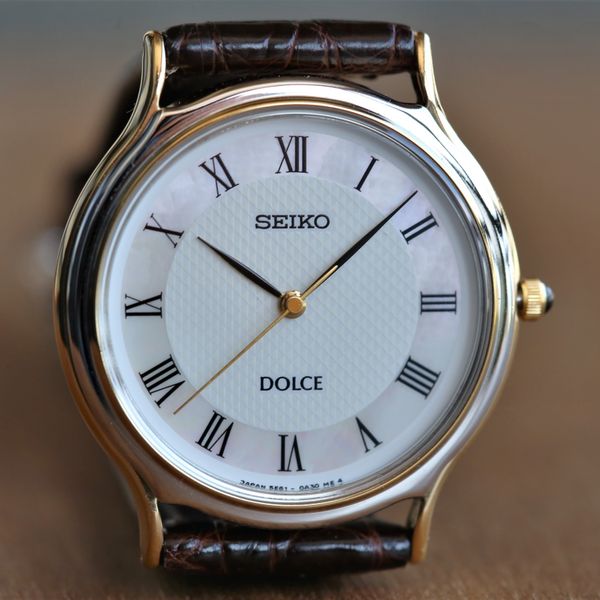 FS: Seiko Dolce 5e61 - Mother of Pearl, Two Tone, 10SPY, Amazing Dial | WatchCharts