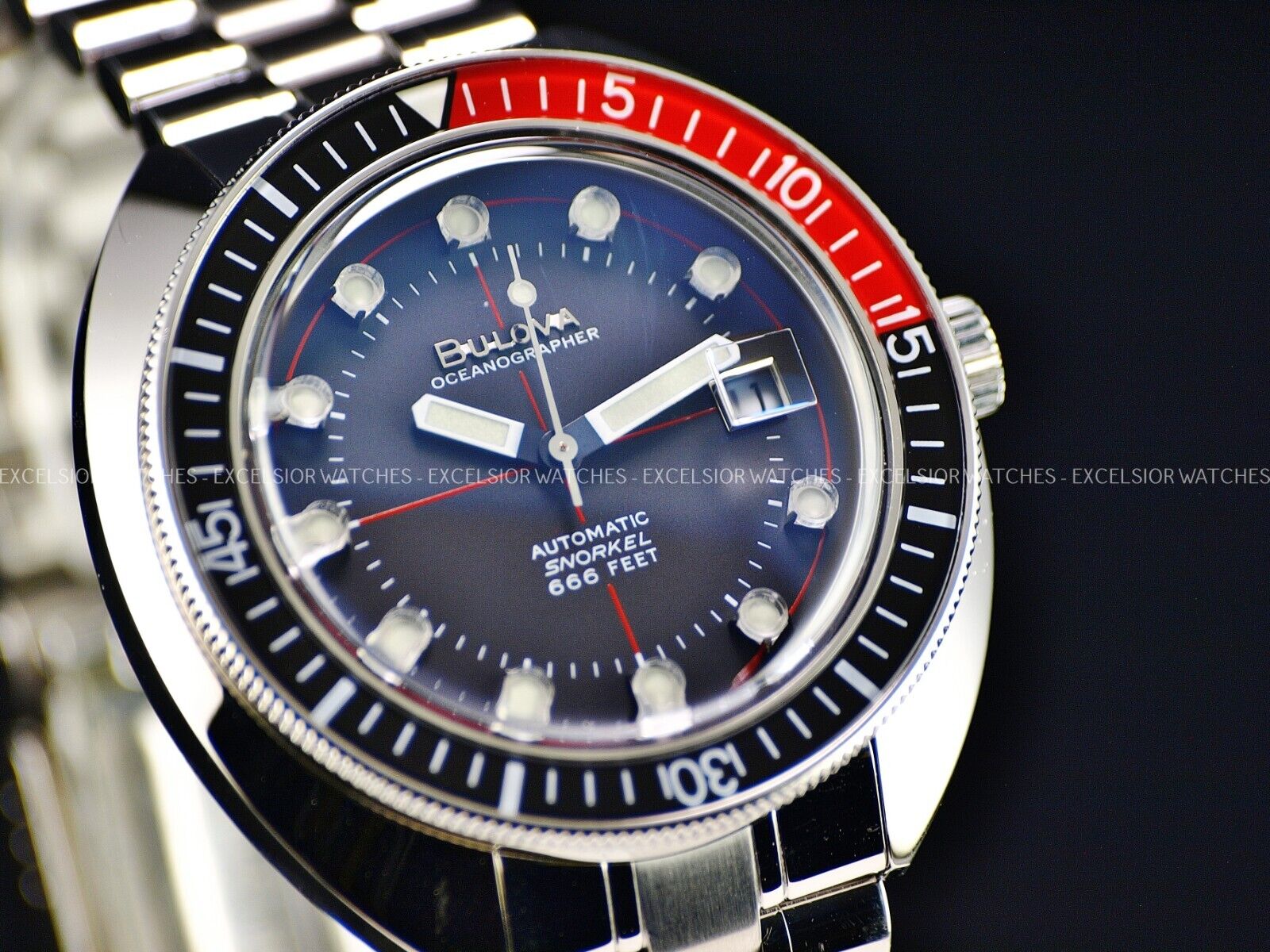 Bulova Oceanographer 666 Devil Diver-Special Edition Automatic Watch ...