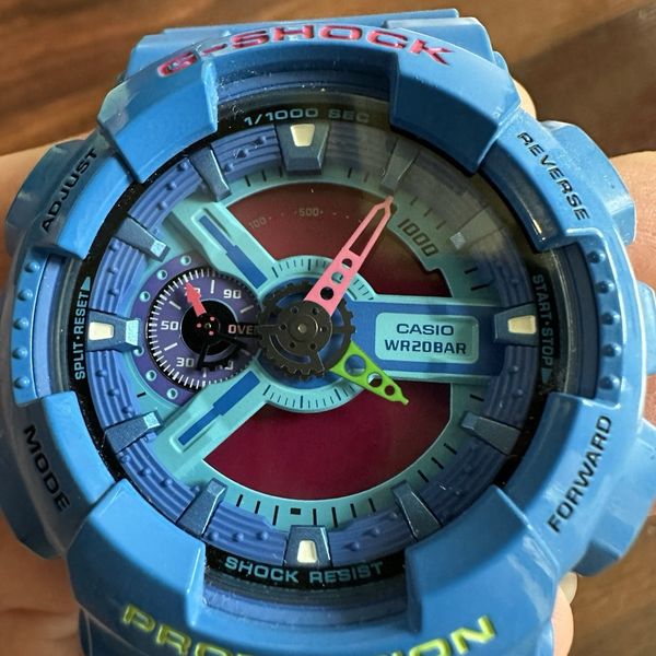 CASIO G-SHOCK Blue Limited Edition Watch - Rare Collectible - Casio ...