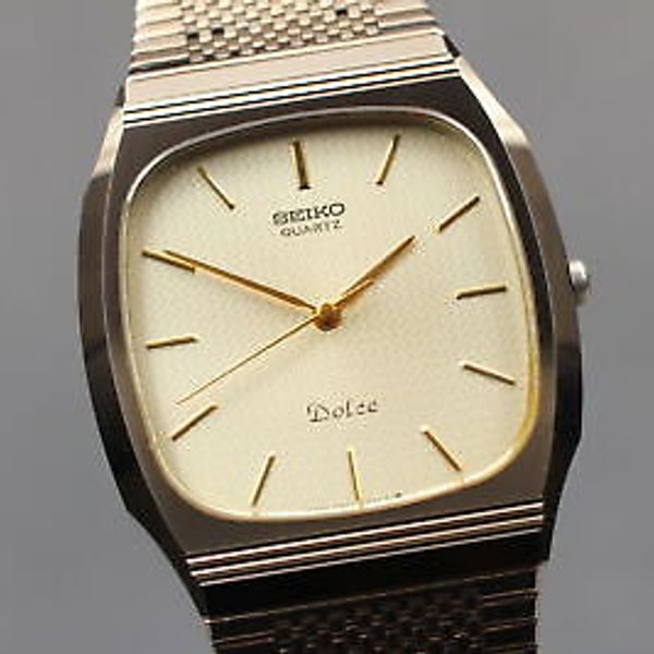[Near MINT] Vintage SEIKO Dolce 7731-5090 Gold Men's Quartz Watch From JAPAN | WatchCharts ...