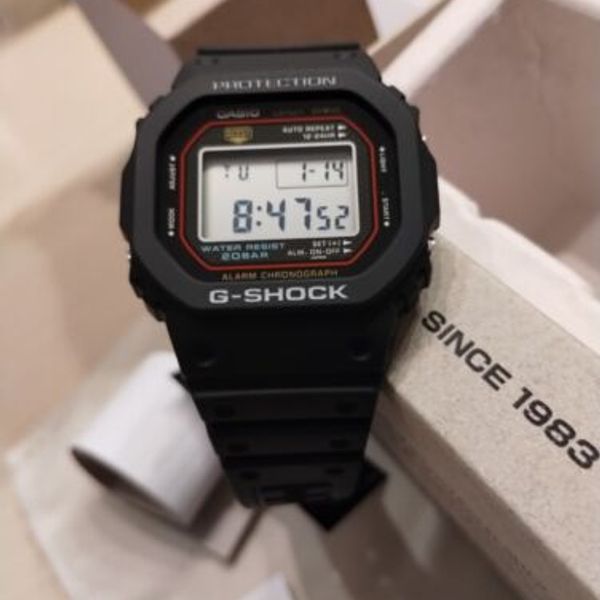 Casio G-Shock DW-5000R-1A Reissue New + Original Packaging ...