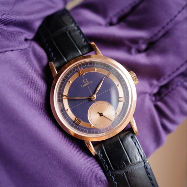 Limited Edition Omega 1894 Electric blue sector dial | WatchCharts ...