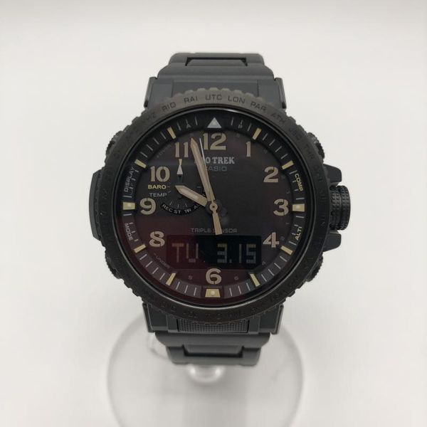 [Used] PROTREK watch PRW-50FC quartz black calendar Casio Protrek [17 ...