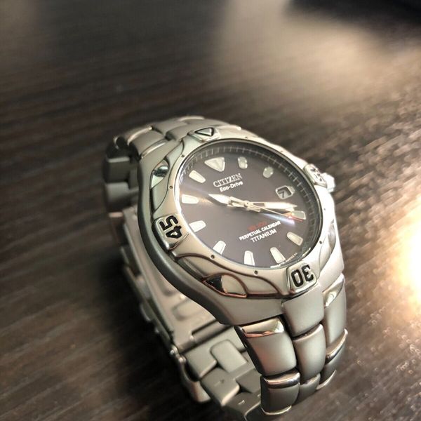 CITIZEN E760-H30211 HST ECO-DRIVE TITANIUM PERPETUAL CALENDAR MEN'S ...