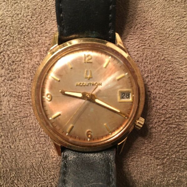 Bulova Accutron Gold Ford Motor Co Retirement Watch Signed By Henry ...