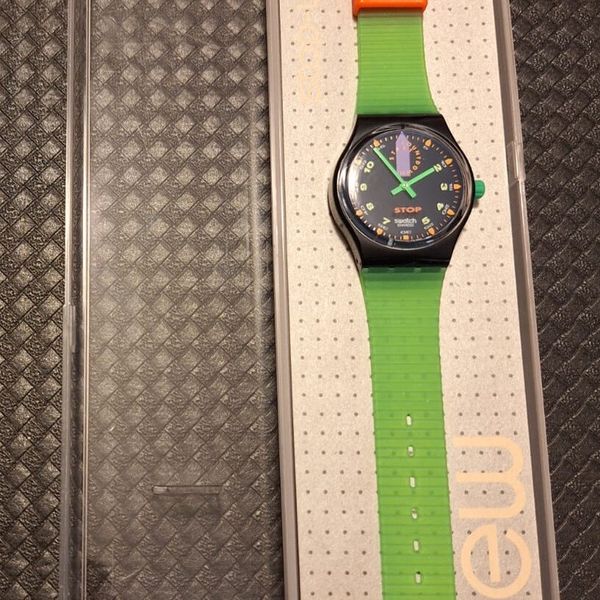 Swatch STOP SSB100 JESS RUSH - 1992 - Nuovo mai usato - NEW Never used ...