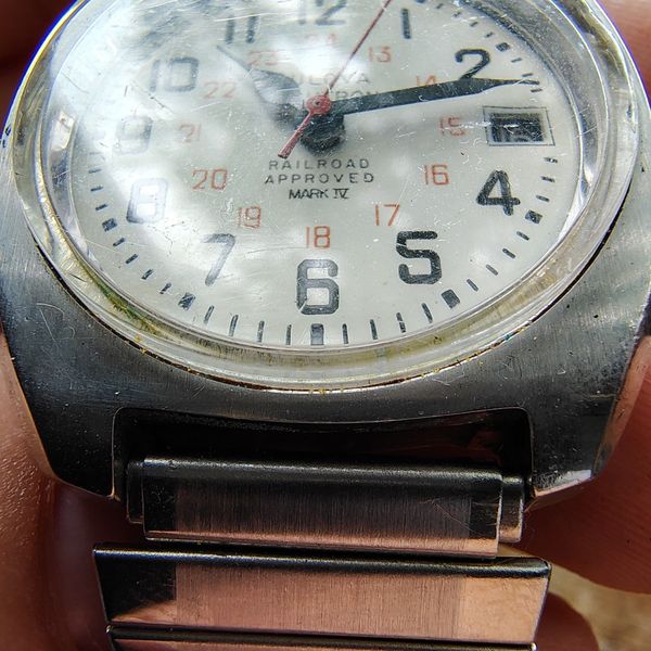 Bulova Accutron 2185 Railroad Approved Mark IV Wristwatch Tuning Fork ...