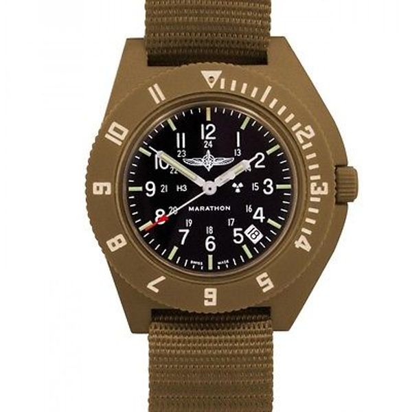 IDF Duvdevan Pilot Watch Marathon Navigator w/ Date Aviation H3, NEW ...